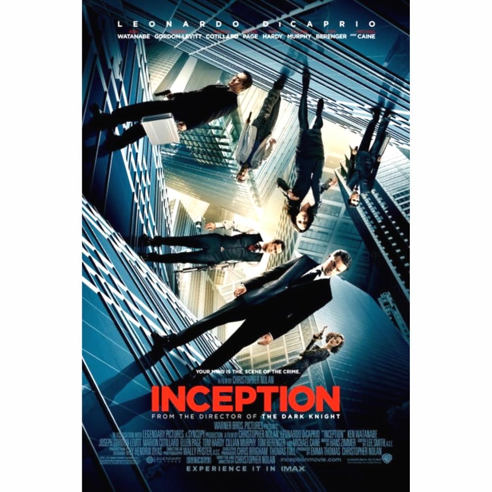 POSTER WALLAH Inception Movie Poster for Home Office and Student Room ...