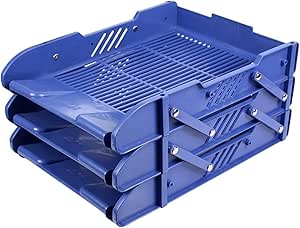 Amazon.com: SUSOSU Storage File Boxes A4 Paper Organizer Document File ...