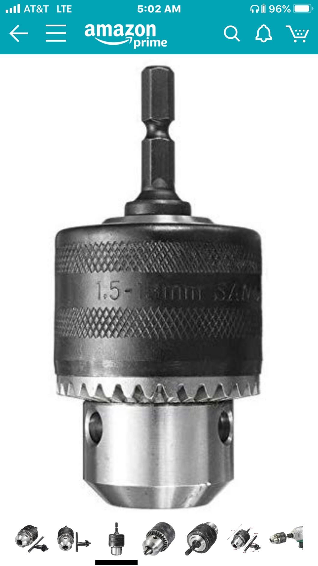 Amazon.com : warrior us Precision Ice Auger Adapter - ice Auger Drill ...