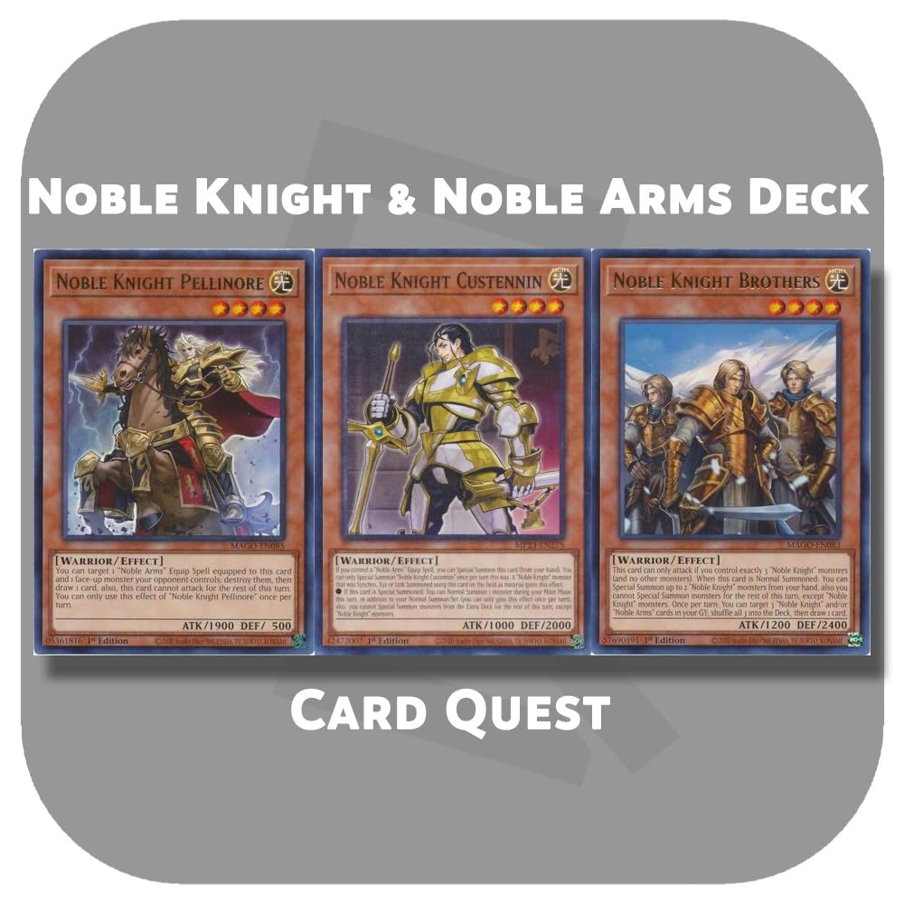 Amazon.com: Generic Complete Custom Deck for Yu-Gi-Oh! - Noble Knight ...