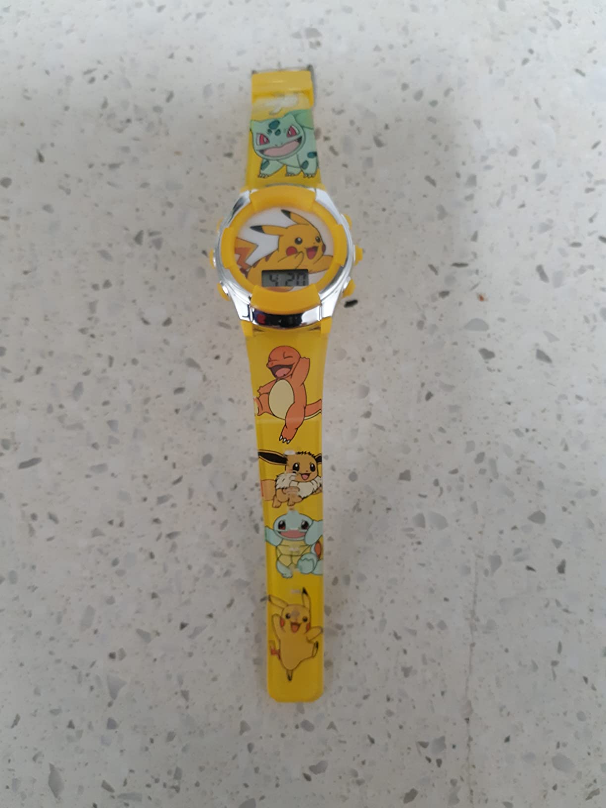 Accutime Kids Pokemon Pikachu Digital LCD Quartz Wrist Watch with ...