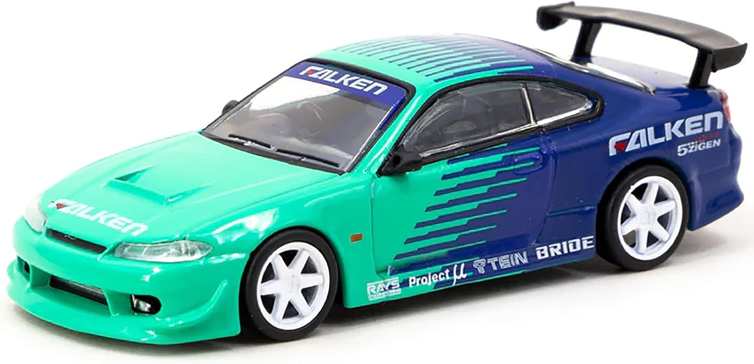 Amazon.com: Silvia (S15) Vertex RHD (Right Hand Drive) Green and Blue ...