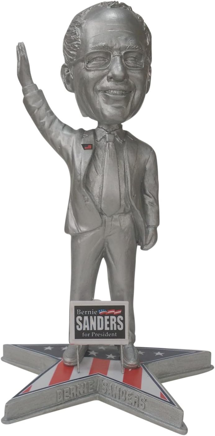 Amazon.com: Bernie Sanders Presidential Silver Version Bobblehead ...