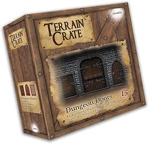 Terrain Crate - Dungeon Doors Medium Size Set | Highly-Detailed 3D ...