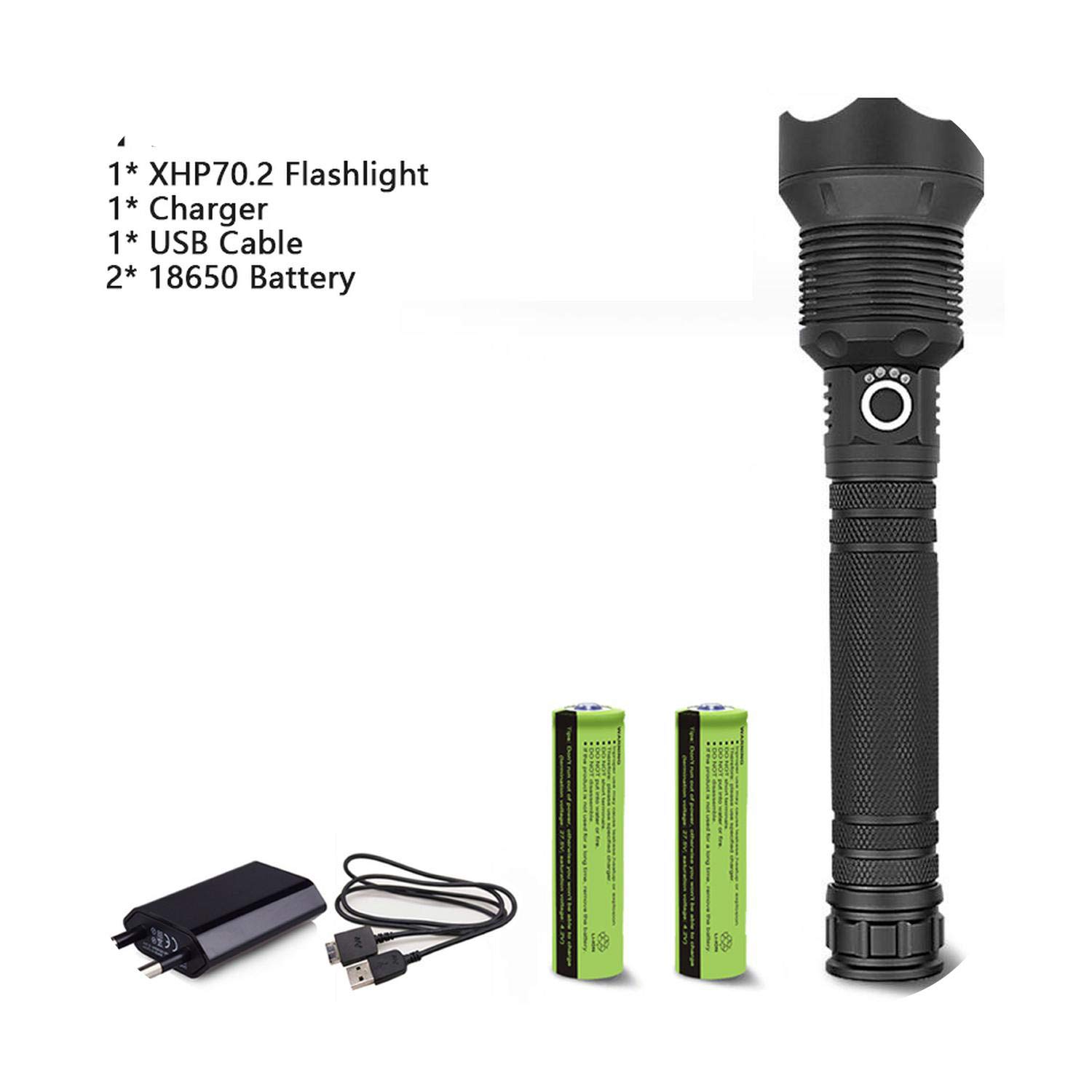 Buy Cool-Guy 250000 Lumens Xhp90.2 Most Powerful Led Flashlight Usb ...