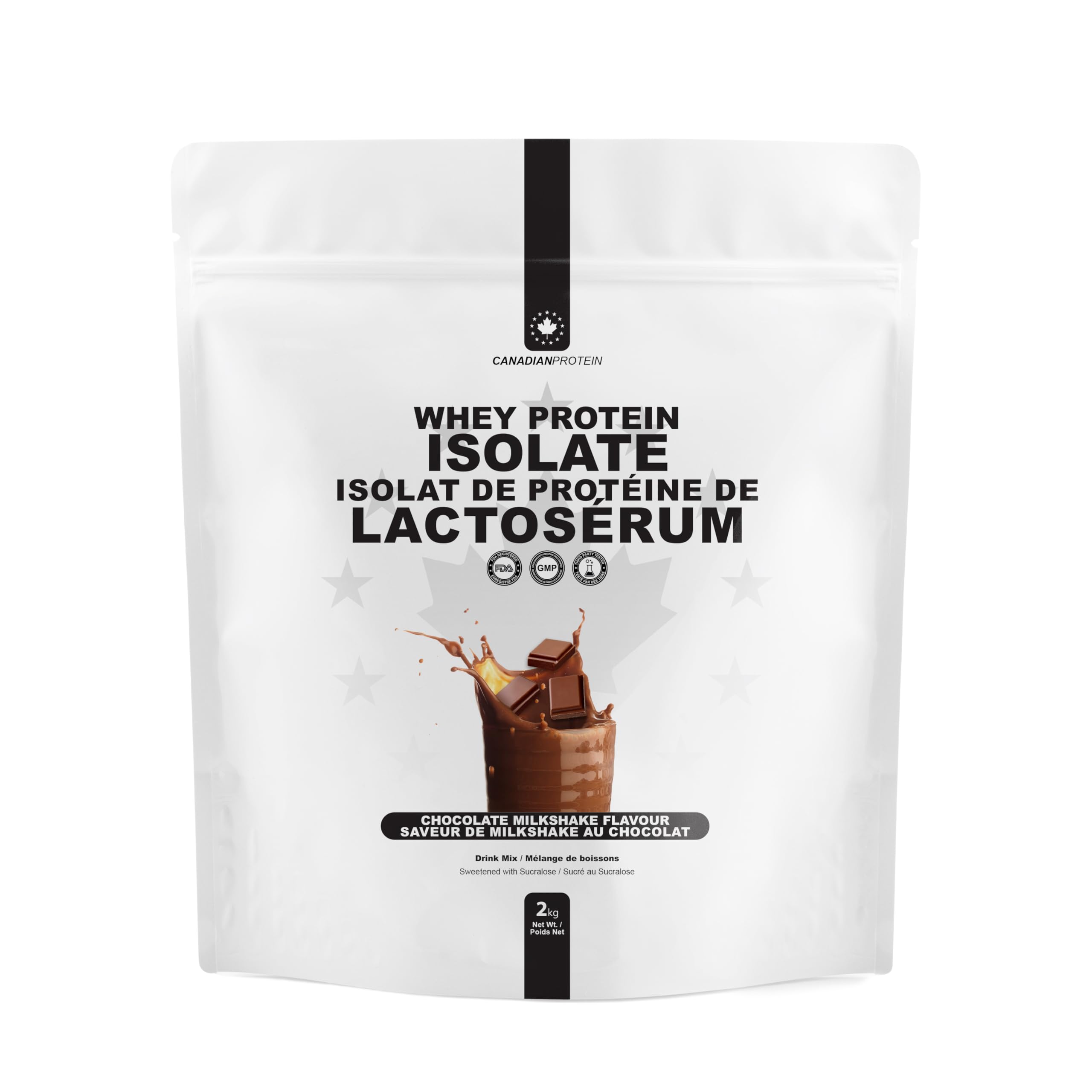 Canadian Protein 100% Whey Isolate 27g of Protein | 2 kg of Chocolate ...