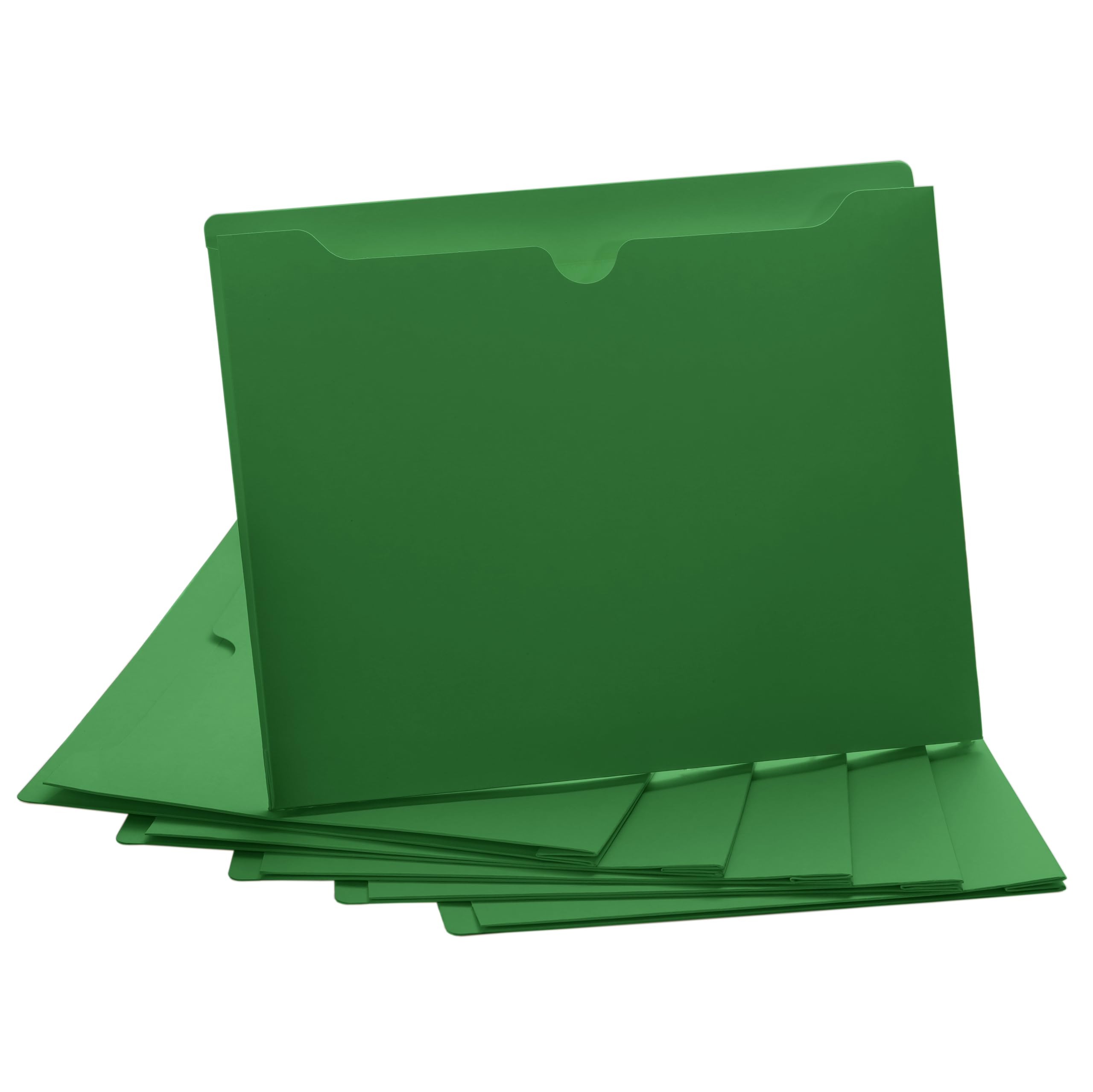 Snapklik.com : Green File Jackets, 2 Inch Expansion, Letter Size ...