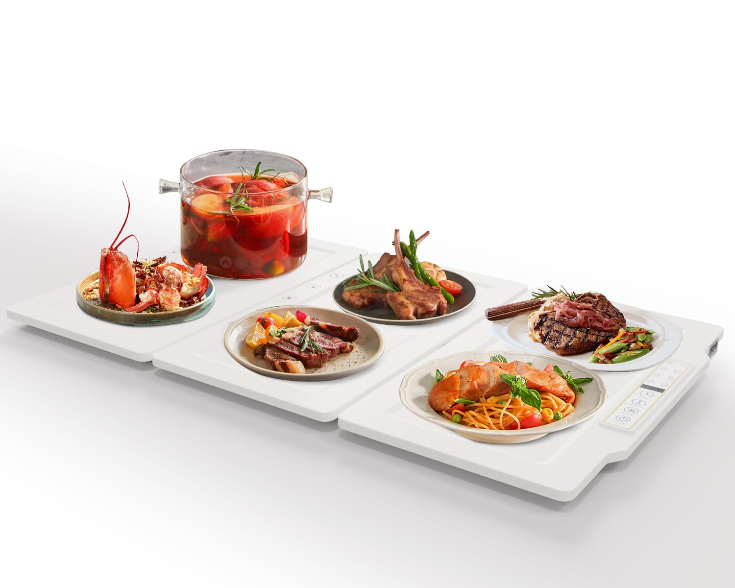 Amazon.com: THXSUN Electric Server Warming Tray, Spliceable Food Warmer ...