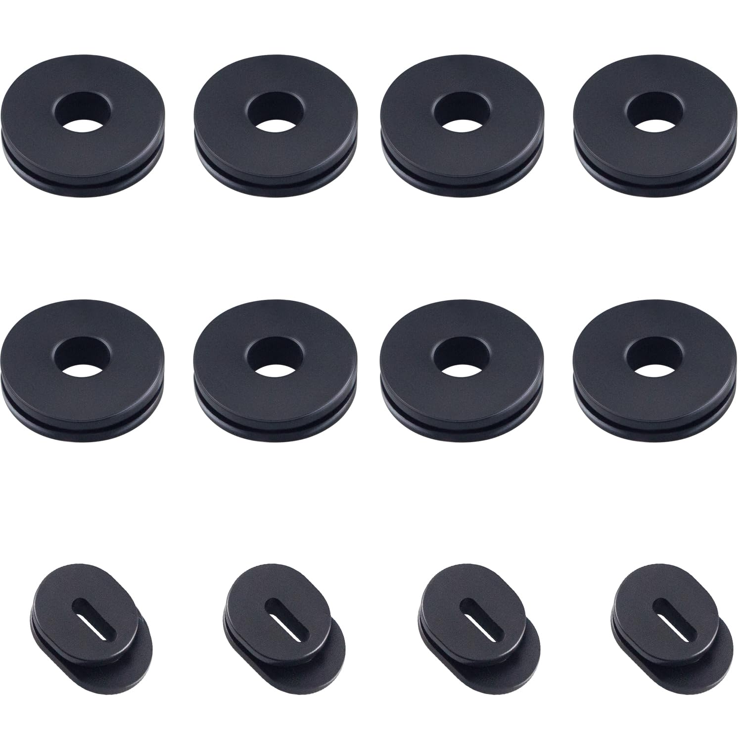Amazon.com: Amavoler Motorcycle Rubber Side Cover Grommet Single Side ...