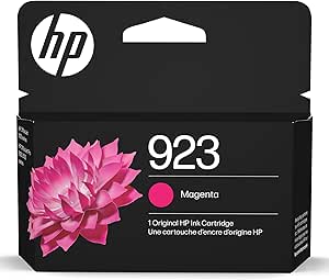 Amazon.com: HP 923 Magenta Ink Cartridge | Works OfficeJet 8120 Series, OfficeJet Pro 8130 ...