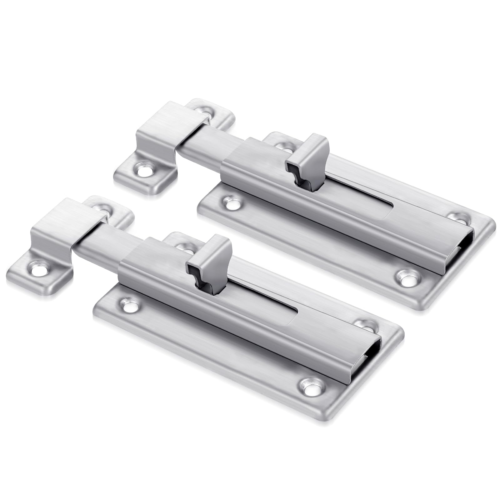 2 Pieces Bathroom Stall Door Latch 4 Inch Door Bolts | Desertcart INDIA