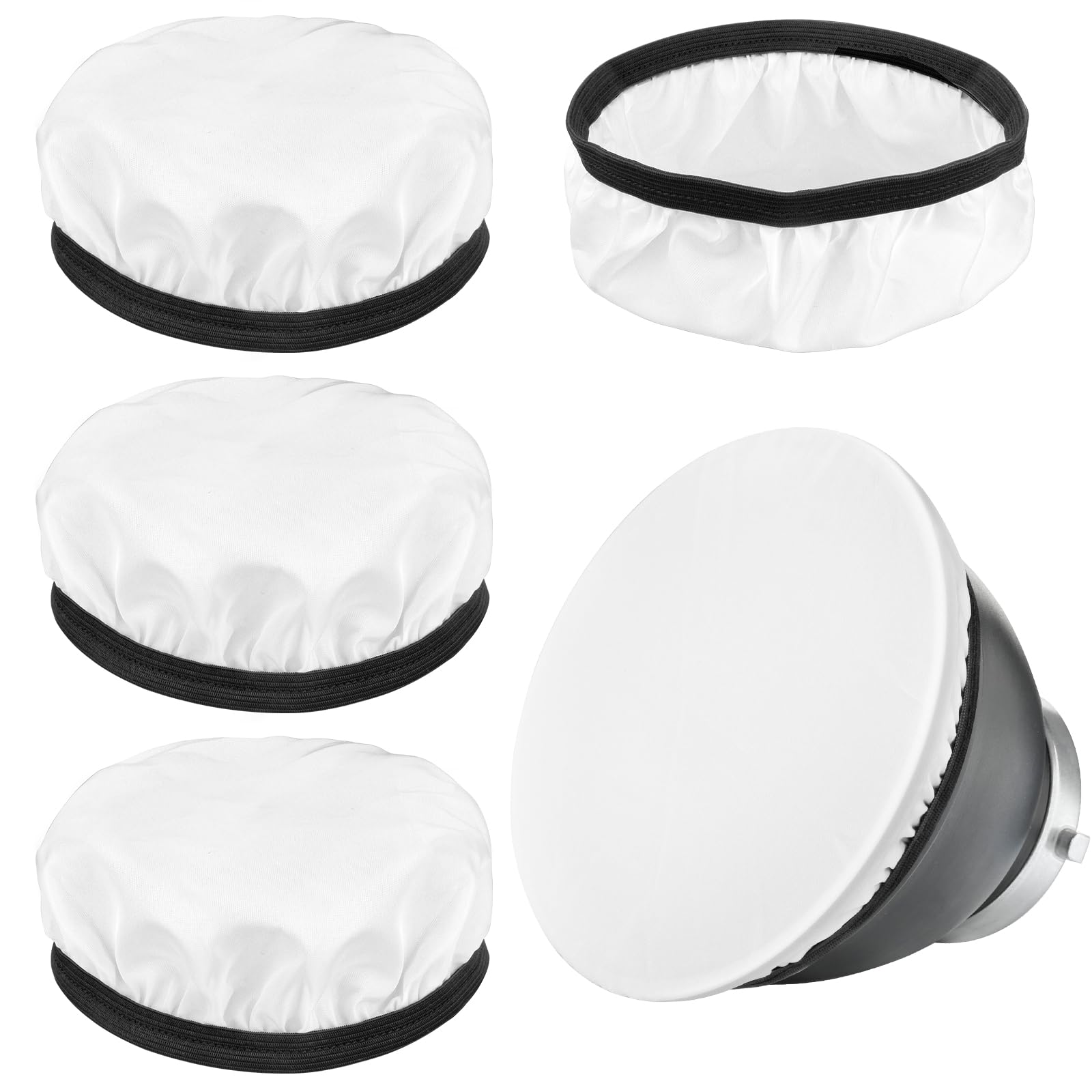 Amazon.com: Lamp Light Diffuser 5Pcs, Limcox White Soft Cloth Diffuser ...