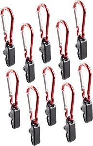 Amazon.com: Toyvian 10pcs Camping Tarp Clips Tarp Clips Heavy Duty Lock ...