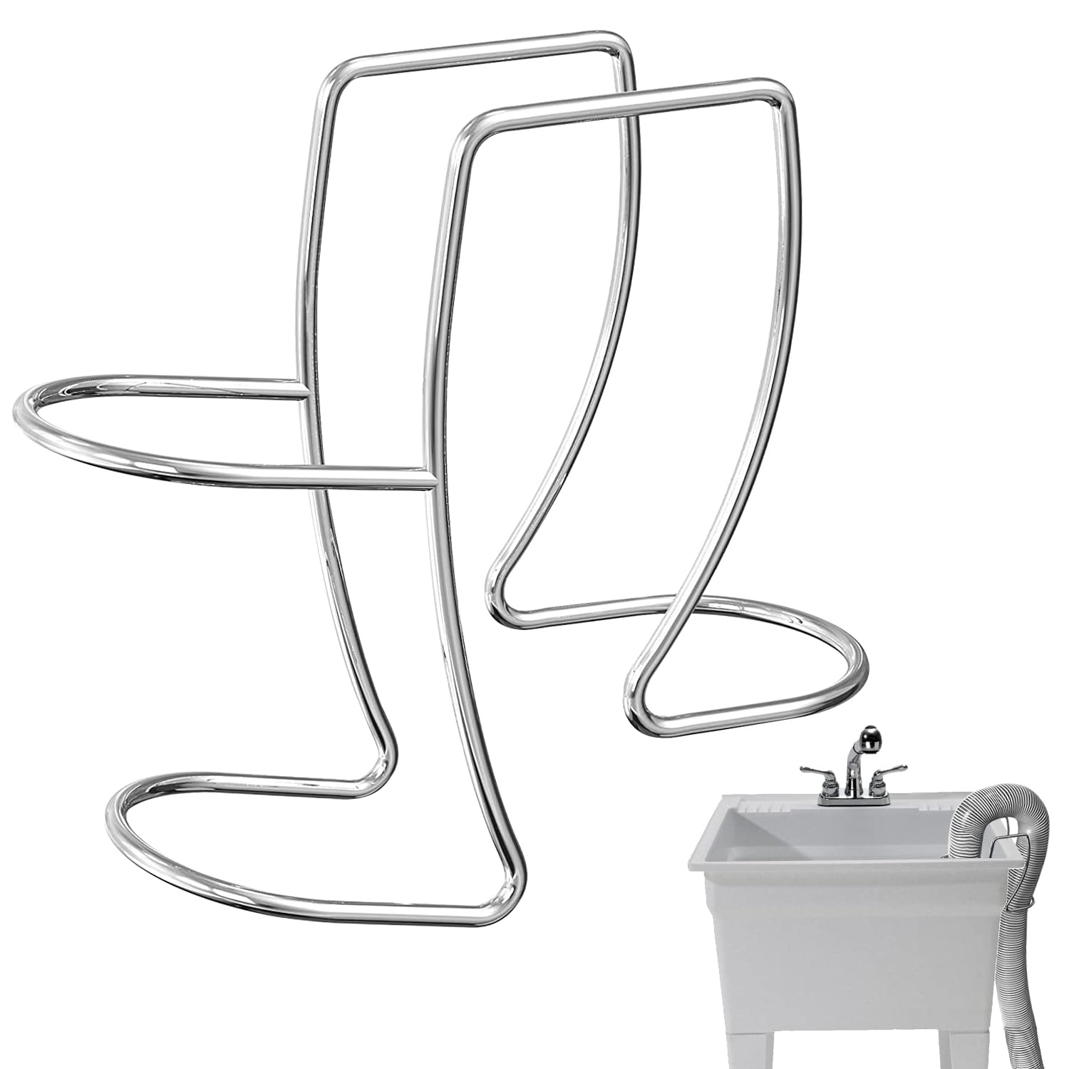 Amazon.com: Washing Machine Drain Hose Holder, Adjustable Shape Washing ...