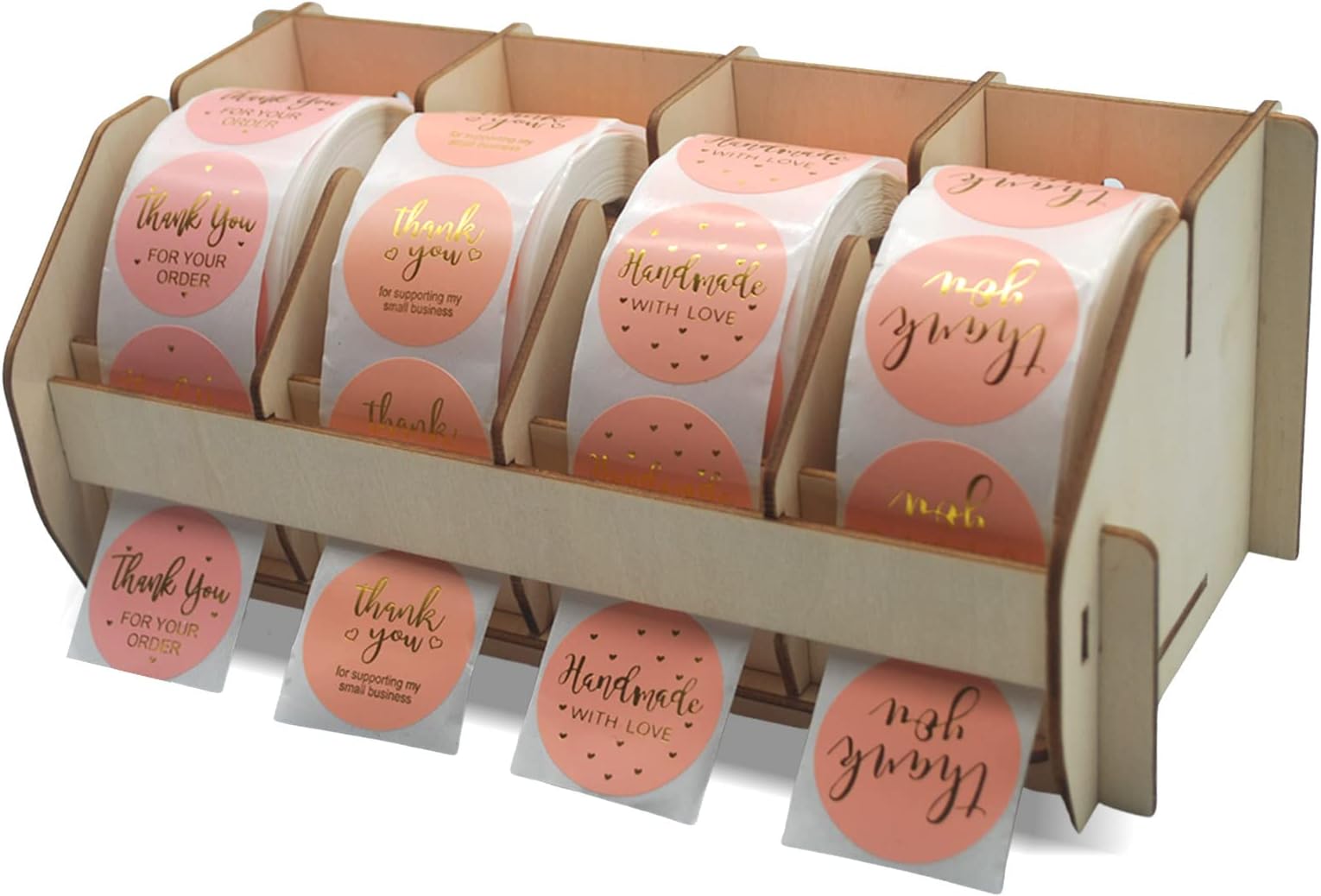 Amazon.com : Wall Mount Label Dispenser (3") - Sticker Roll Dispenser ...