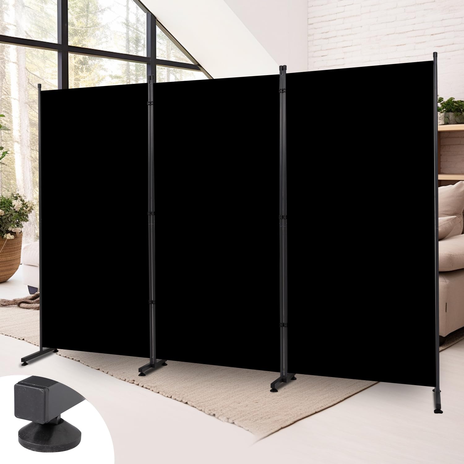Amazon.com - Room Divider 6FT Single Panel Privacy Screen, 102'' Wide ...
