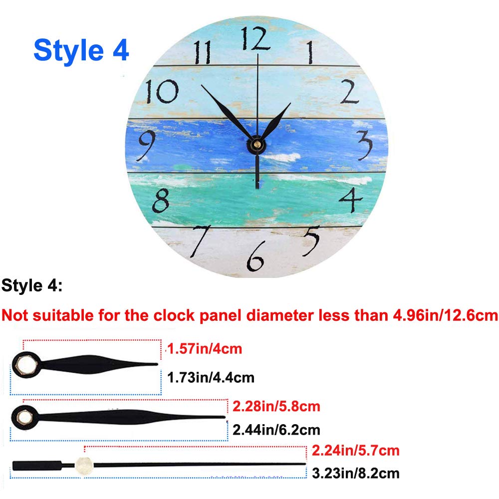 Clockwork Angel 2 Pack Non Ticking Wall Miniature Clock Movements ...