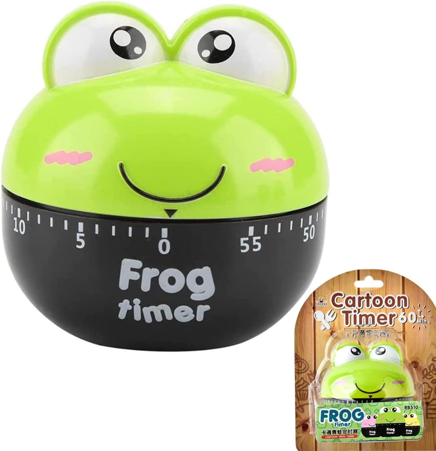 Amazon.com: Cute Cartoon Frog Shape Kitchen Timer - 60 Minutes Baking ...