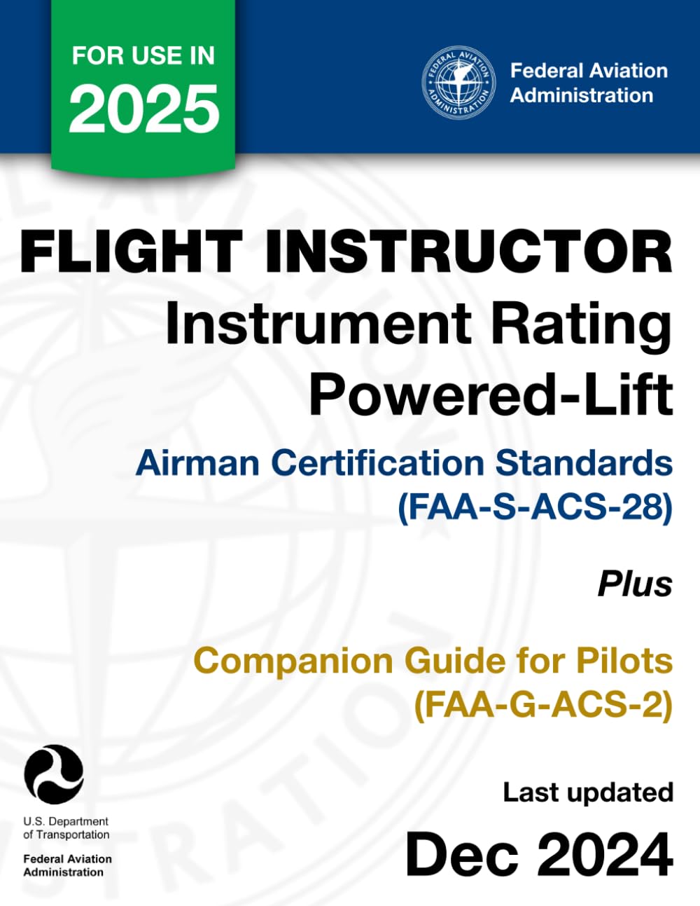 Flight Instructor – Instrument Rating Powered-Lift Airman Certification ...