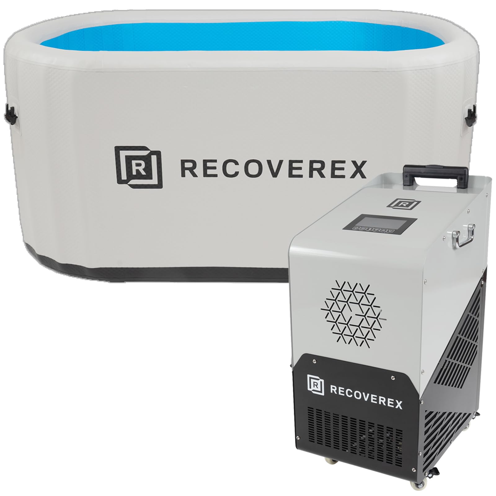 RECOVEREX Cold Plunge Tub with Water Treatment Kit - 90 Gallon Cold ...