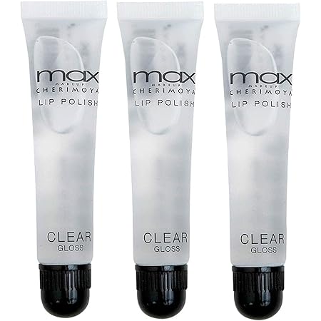 Amazon.com : Cherimoya MAX Makeup Clear Lip Polish bulk (3 Pieces ...