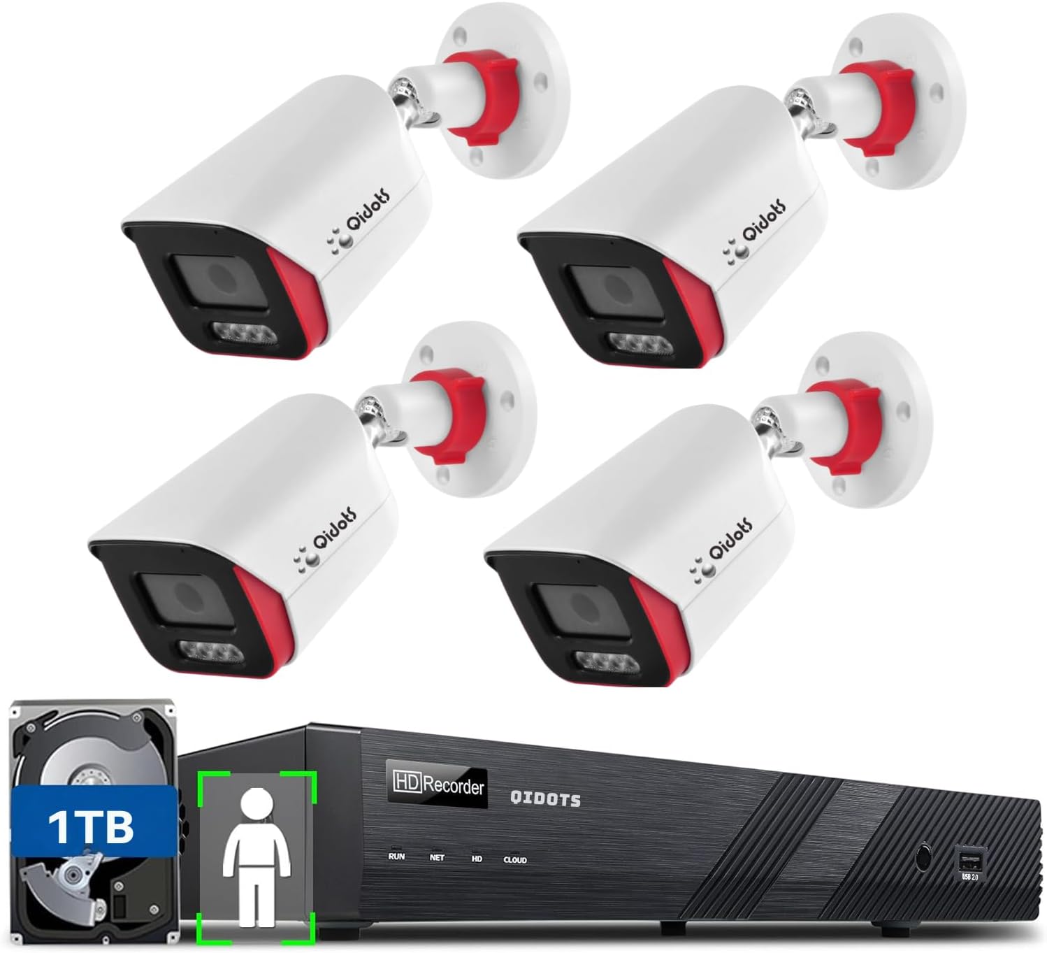[Newest] Wireless Security Camera System, Firstrend 8CH 1080P Wireless ...