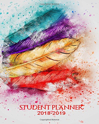 Buy Student Planner 2018-2019: Feather Design: Two Year calendar and ...