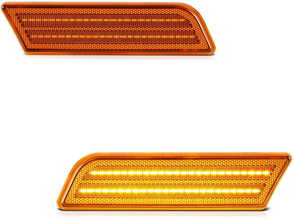 Amazon.com: VIPMOTOZ Full LED Strip Front Side Marker Lights Fender ...