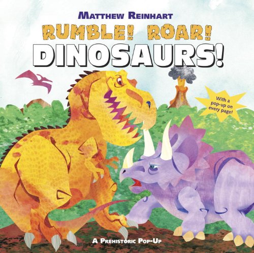 Amazon.fr - Rumble! Roar! Dinosaurs!: A Prehistoric Pop-Up - Reinhart ...