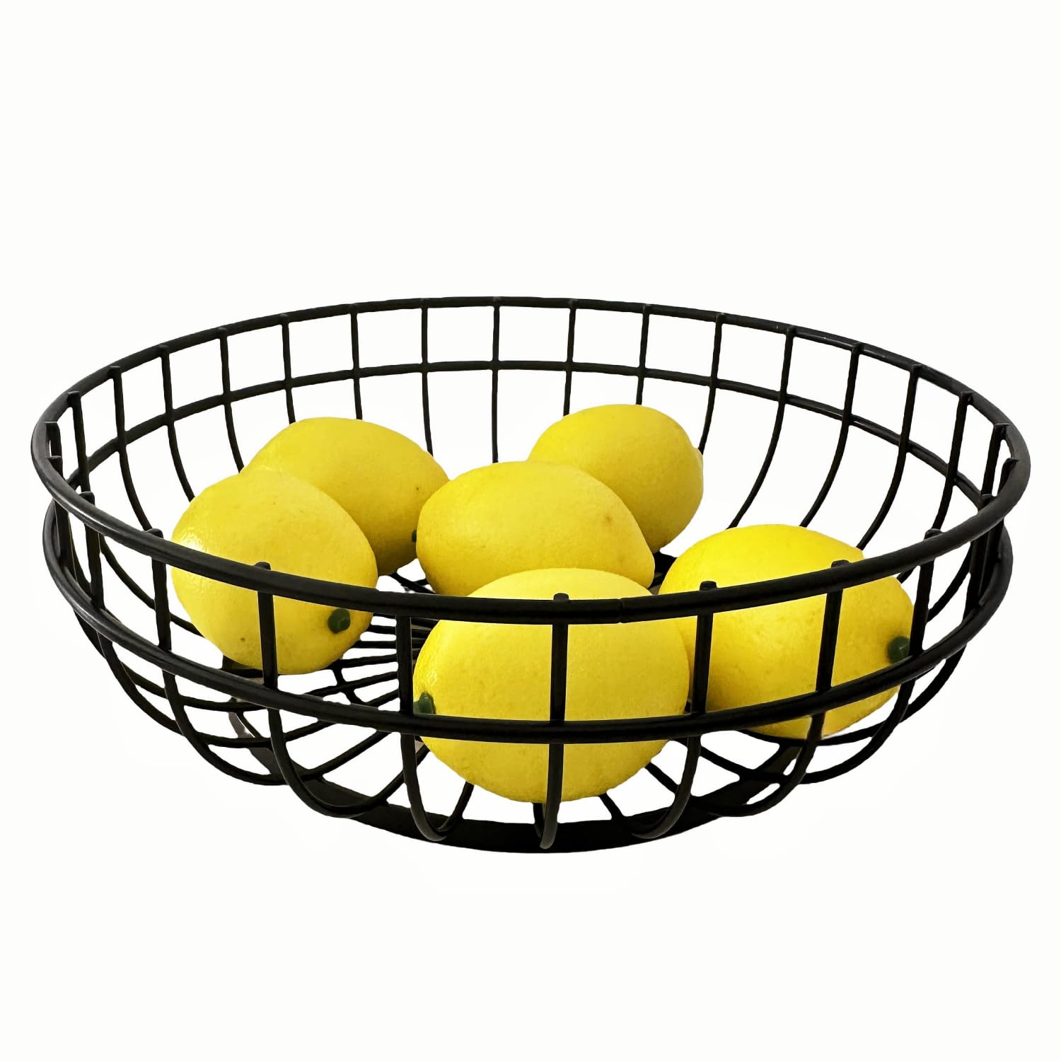 Amazon.com: 7UYUU Metal Fruit Bowl for Kitchen Counter, Round Wire ...