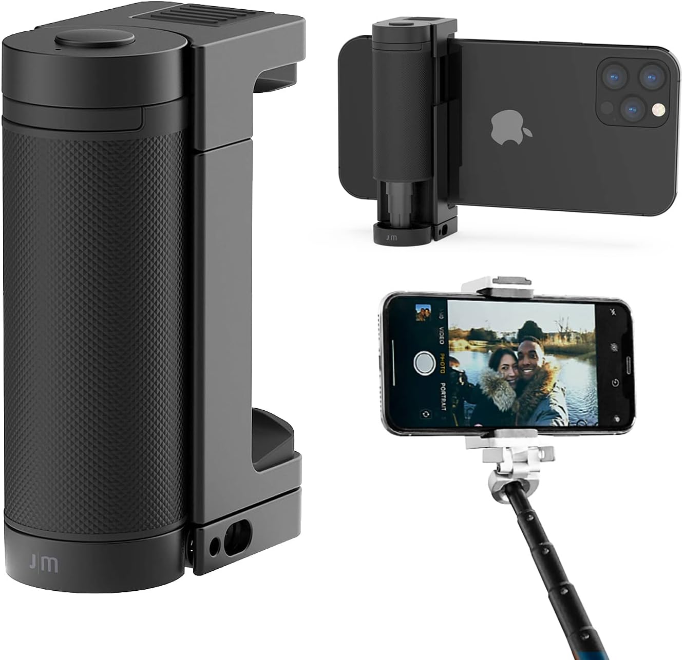 Just Mobile ShutterGrip 2 I All in One Selfie Stick I Mobile Phone ...
