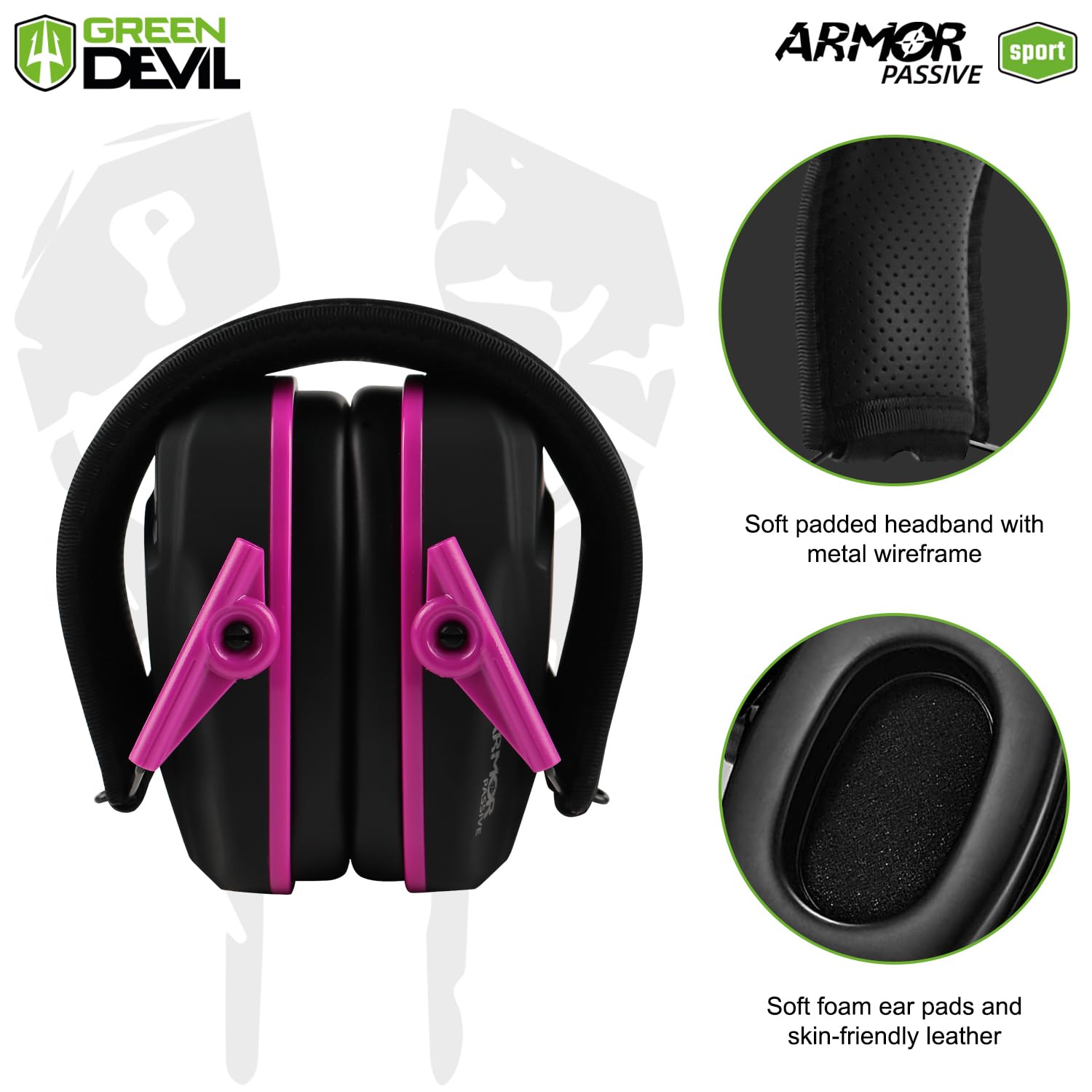 Snapklik.com : Noise Reduction Hearing Protection Ear Muffs Passive ...
