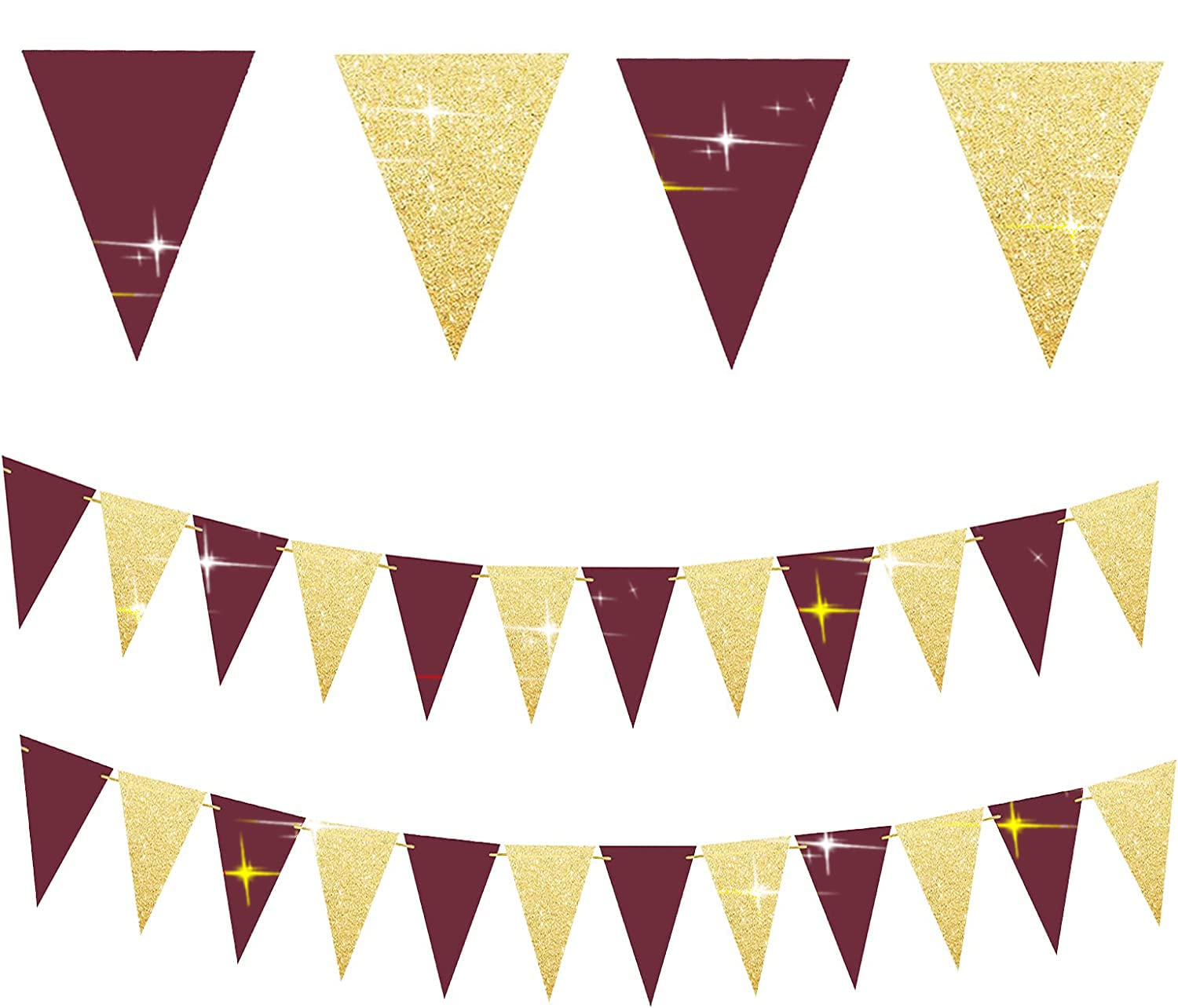 Maroon And Gold Pattern