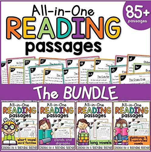 Buy Phonics Reading Comprehension Passages and Questions BUNDLE ...