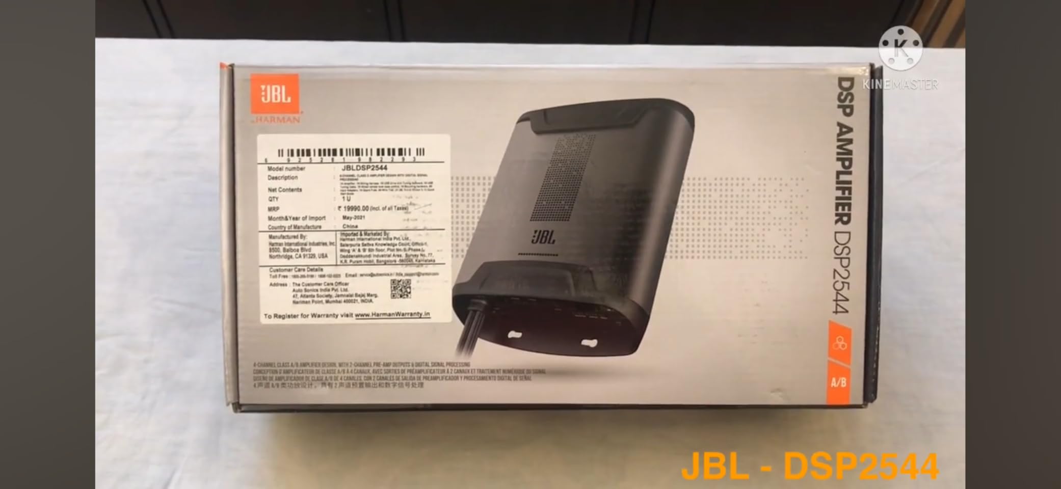 JBL DSP Car Amplifier DSP2544 : Amazon.in: Electronics