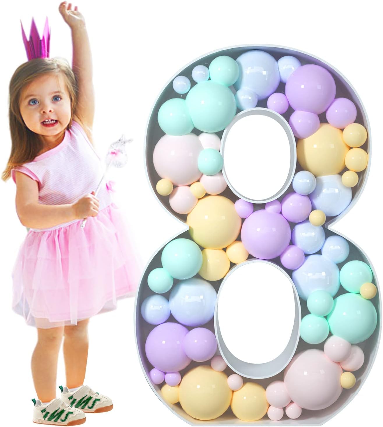 Snapklik.com : Imprsv 3FT Mosaic Numbers For Balloons, Balloon Mosaic ...