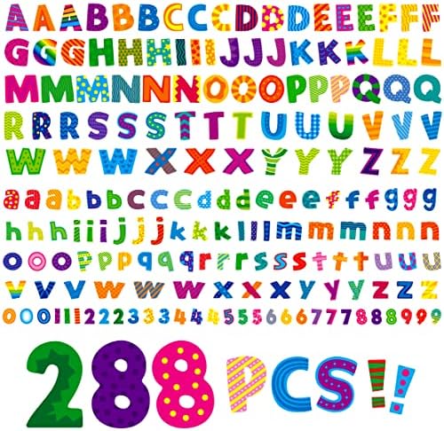 Amazon.com: 288 PCS Alphabet Combo Set, Bulletin Board Alphabet ...