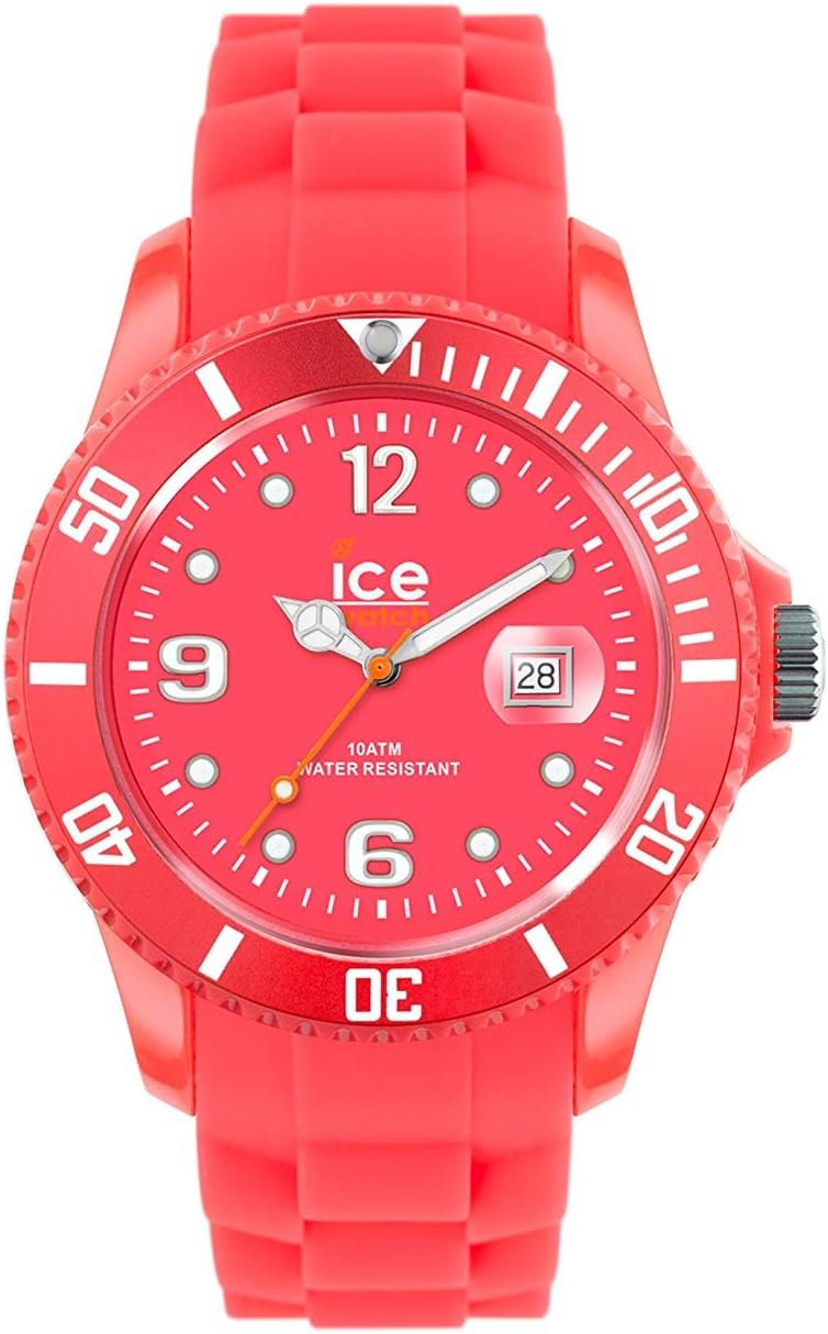 ICE-Watch - Montre Mixte - Quartz Analogique - Ice-Flashy - Neon Red ...