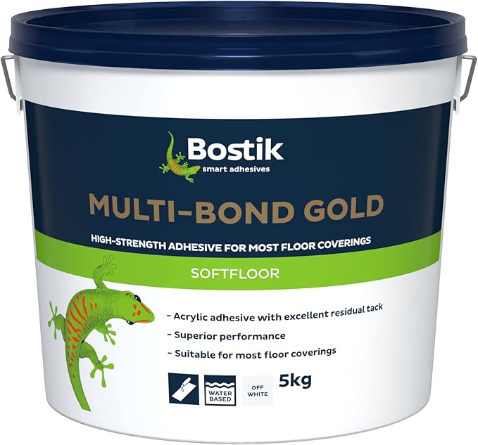 Bostik Multi-Bond Gold Flooring Adhesive 5kg - Bonds Most Floor ...