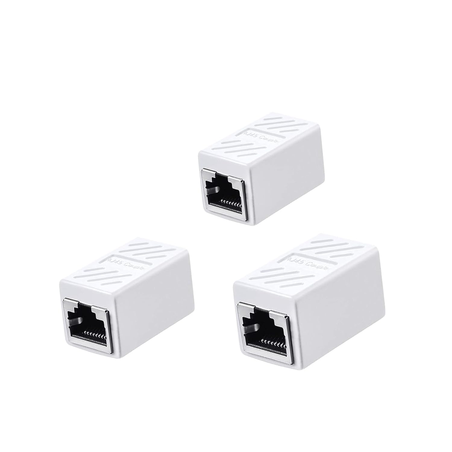 Amazon.com: RJ45 Ethernet Coupler White 3 Pack for Cat8/7/6/5e/5 ...