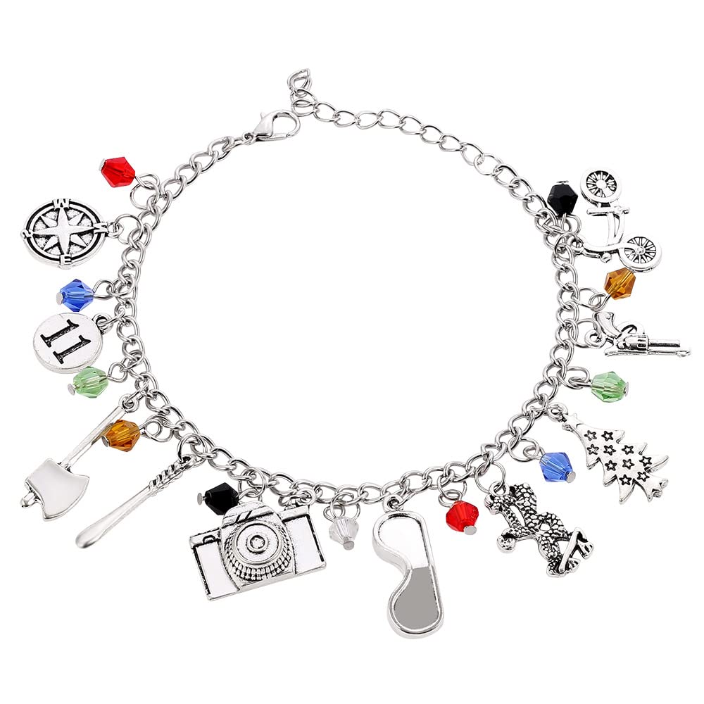 QGSIWEI Bracelet Stranger Things Shiny Charm Bracelet Movie Inspired ...