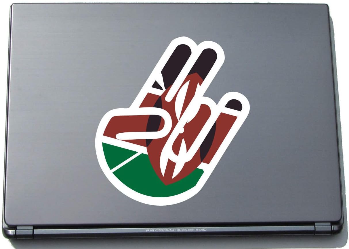 Amazon.com: The Shocker Hand Decal Sticker Laptop skin 297x205 mm white ...