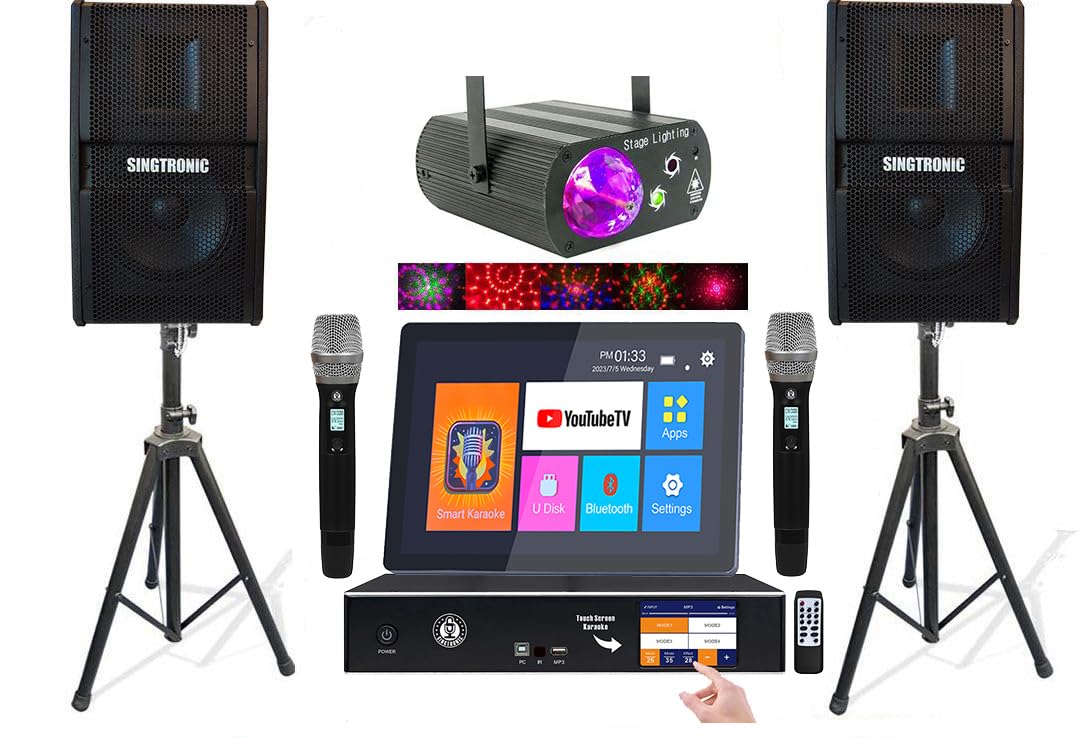 Amazon.com: Complete Karaoke System 2500W by Singtronic, Select Songs ...