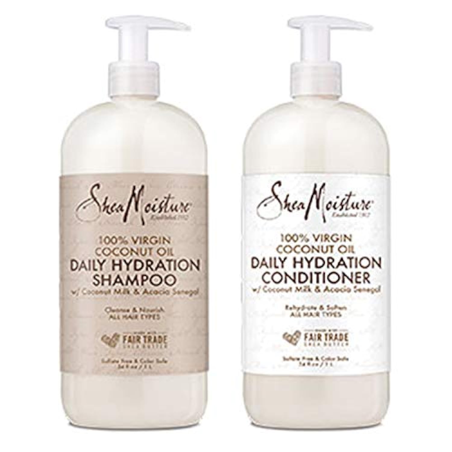 Amazon.com : Shea Moisture Moisturizing Shampoo and Conditioner Set ...