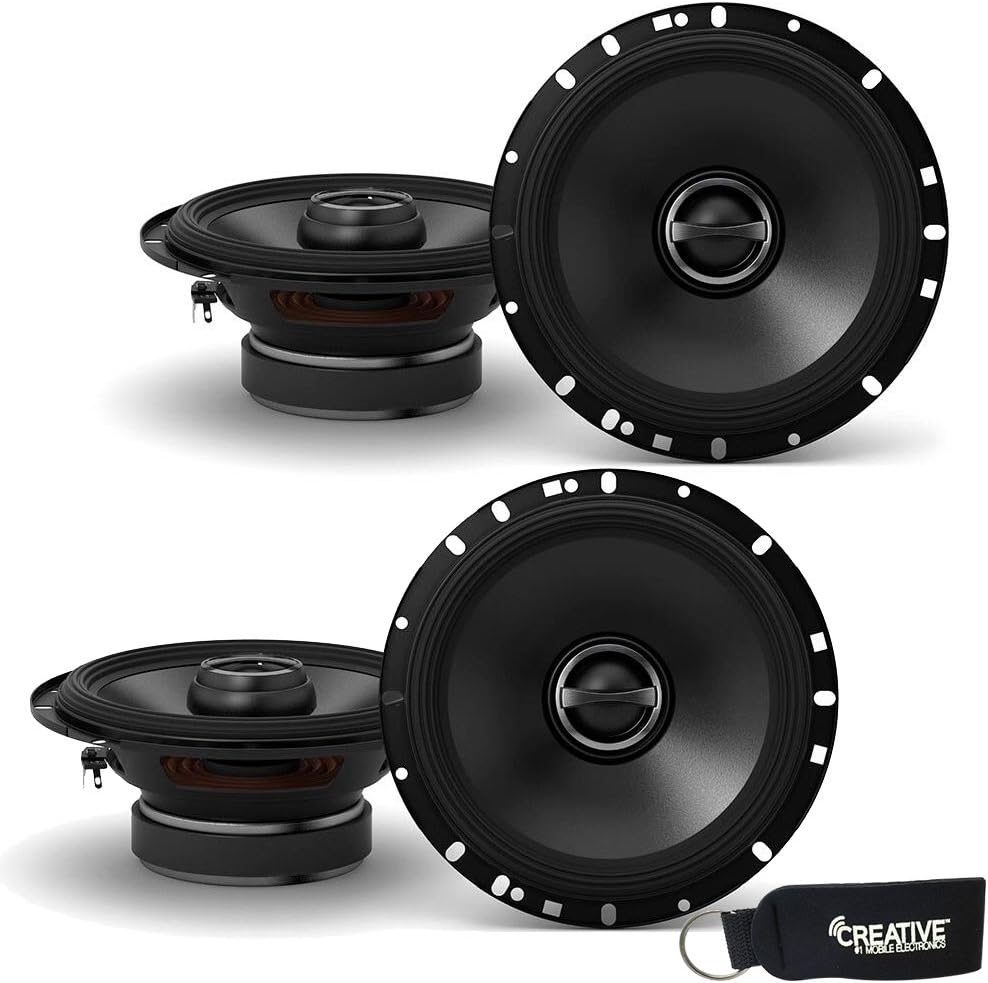 Amazon.com: Alpine Type E Series 6.5" Coaxial 2-Way Speaker Bundle ...