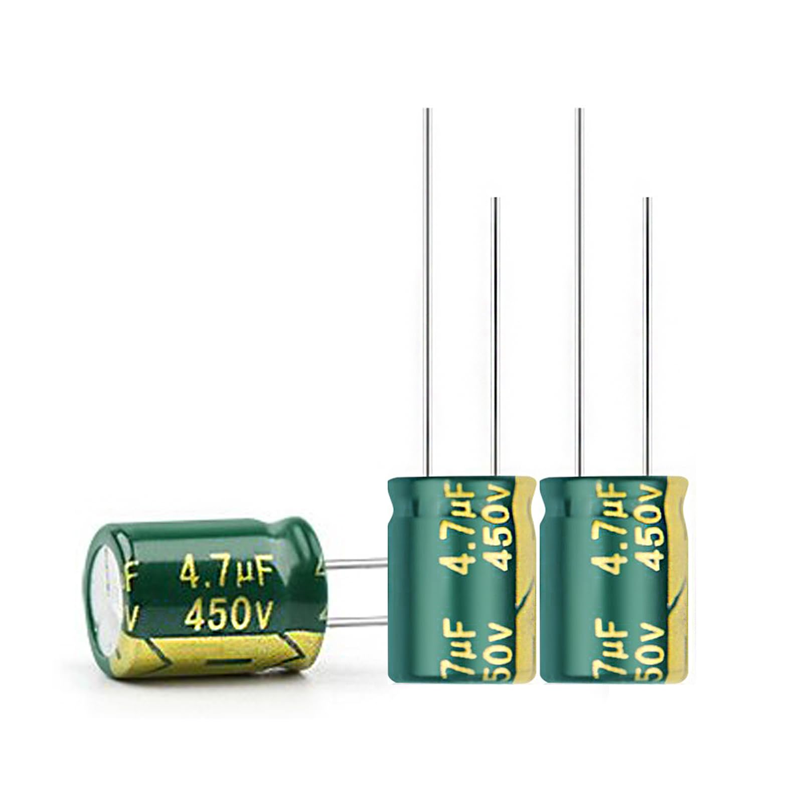 kuosbiu 20PCS 4.7UF/450V Electrolytic Capacitor, High Frequency ...