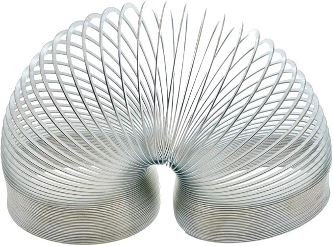 Amazon.com: Ideas In Life Metal Spring Toy - Magic Rainbow Coil Stress ...