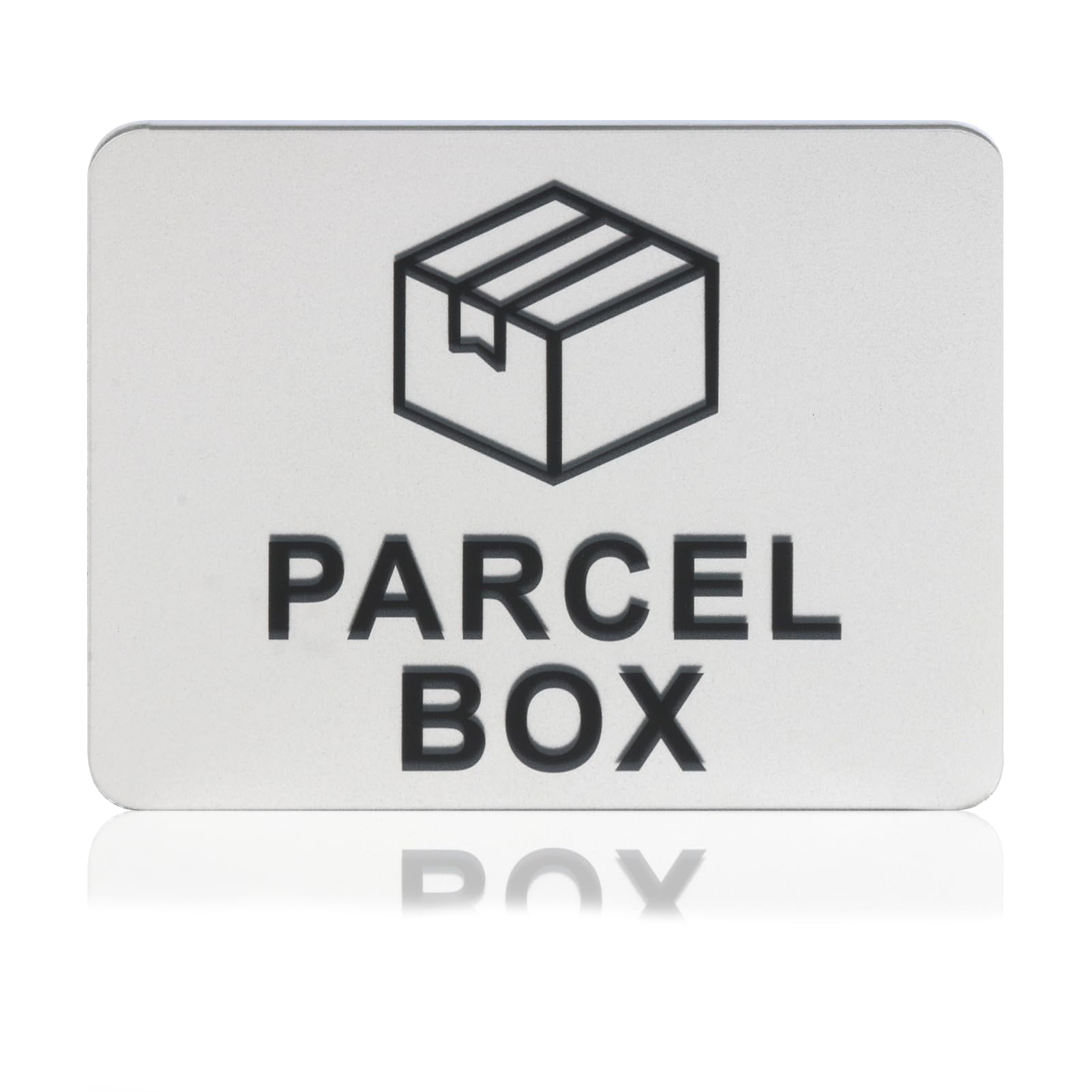 Parcel Box Sign Adhesive Packages and Deliveries Here Signs Waterproof ...