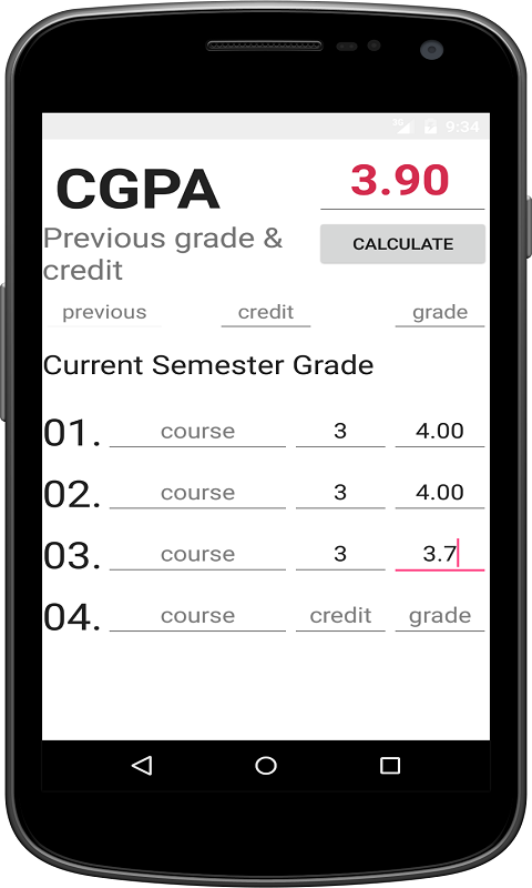 CGPA calculator - App on Amazon Appstore