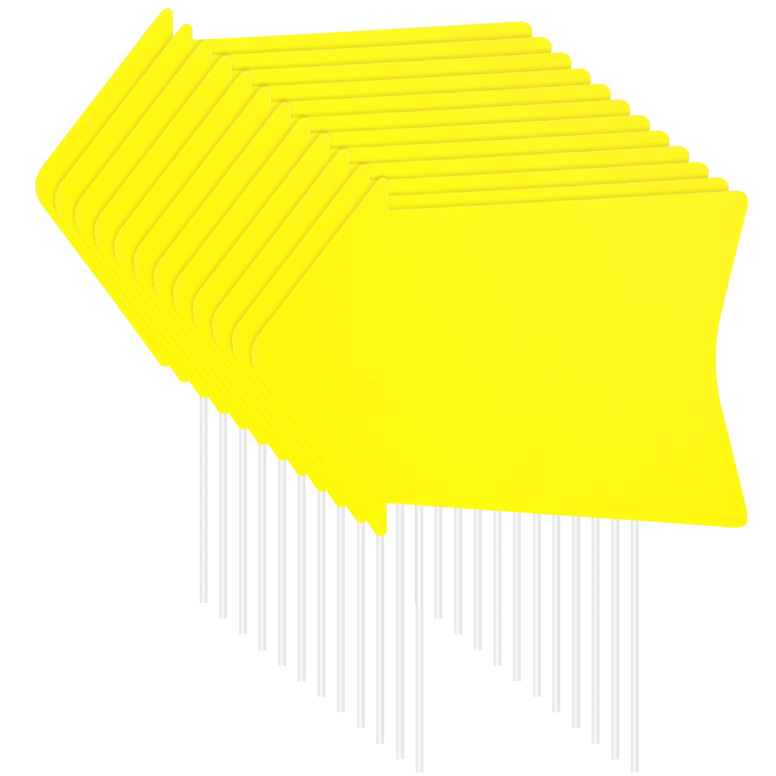 Amazon.com : Barydat 12 Pcs Arrow Signs with Stakes Corrugated Plastic ...